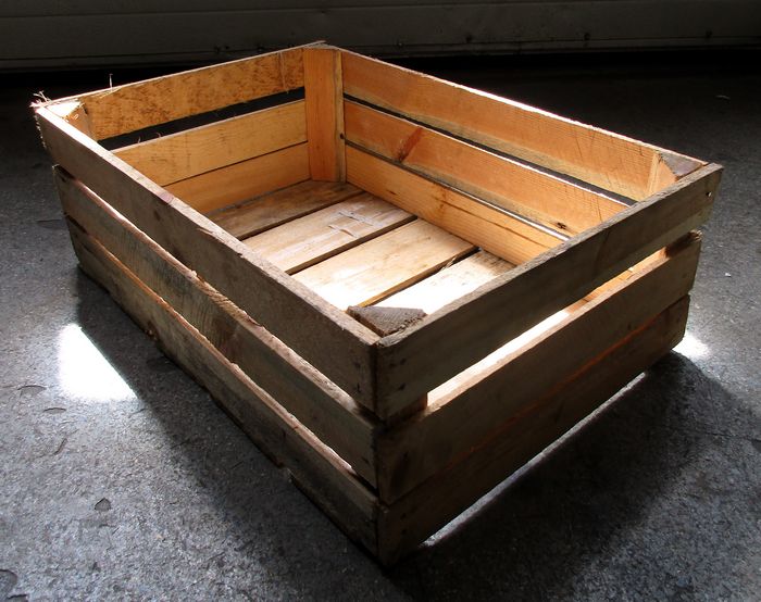 Houten Kratten, Decoratie kratten, Kisten - 2de Hands winkelinventaris
